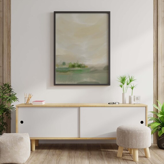 Abstract Landscape Digital Download Watercolor Painting | Etsy