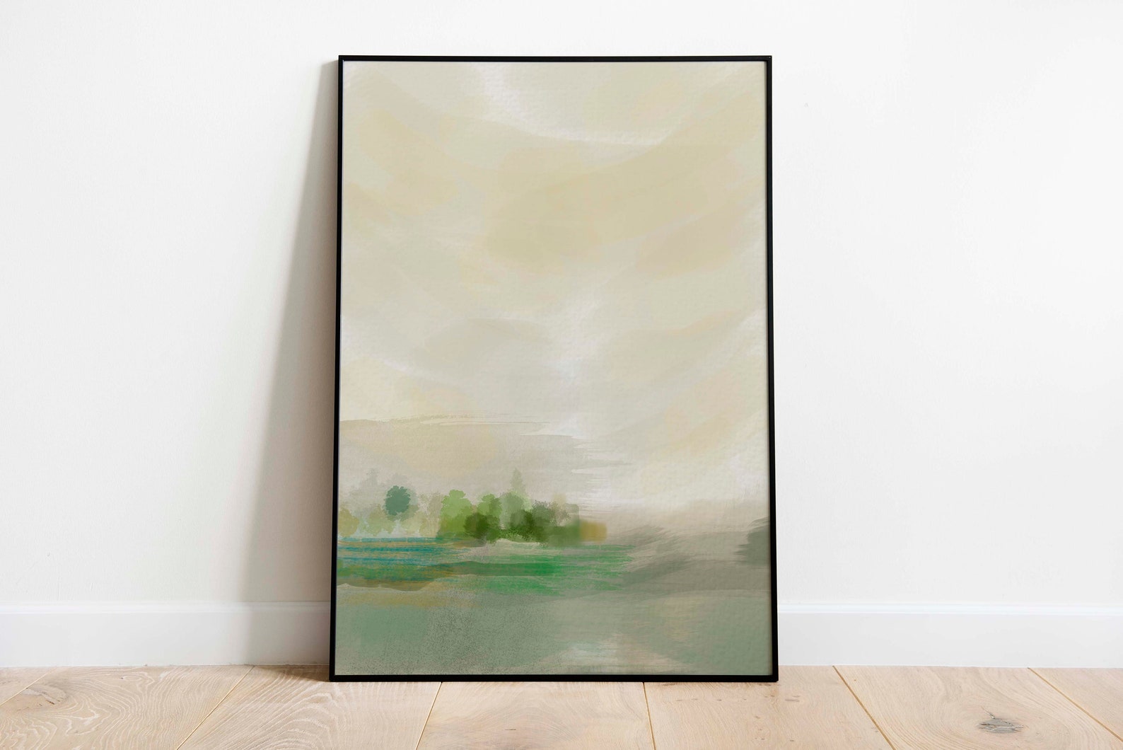 Abstract Landscape Digital Download Watercolor Painting | Etsy