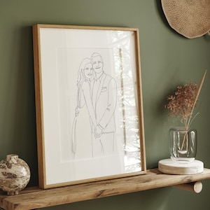 Custom One Line Drawing, Simple Line Art, Commission Portrait ...