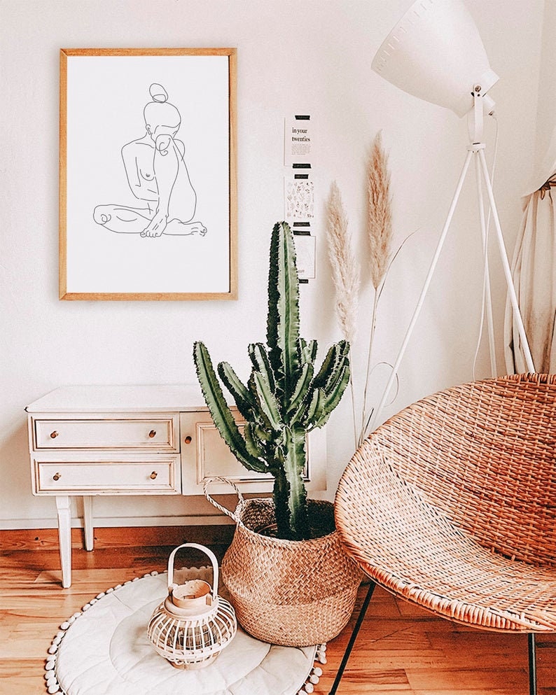 Couple Line Art Set of 5 Minimalist Romantic Line Art Prints - Etsy