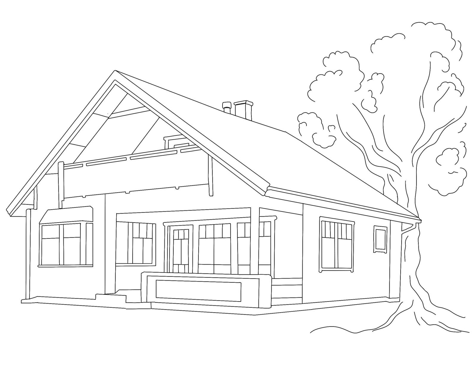Custom Hand-drawn Home Portrait, New Home Drawing, Housewarming Present ...