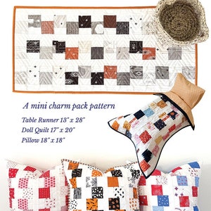 Mini Charming Stacks Quilt Pattern Mini Charm Pack Pattern PDF Instant ...