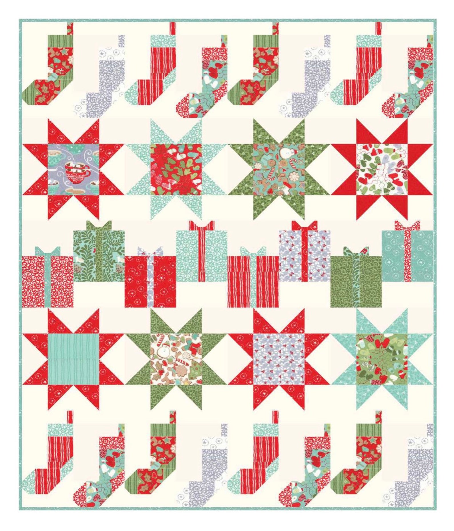 A Very Merry Quilt Pattern PDF Instant Download - Etsy