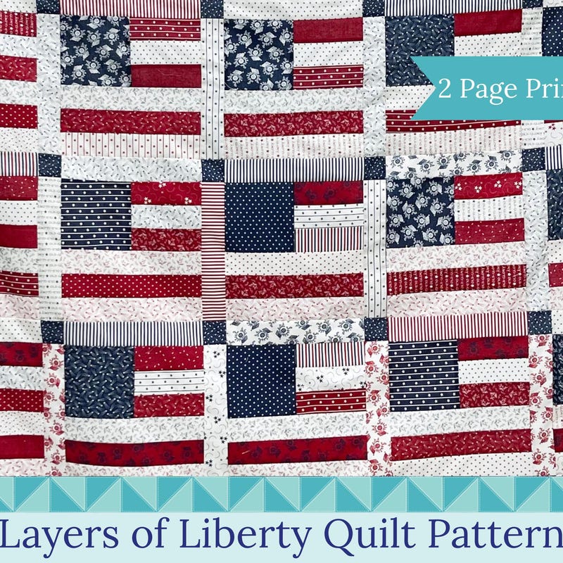American Flag Quilt - Etsy