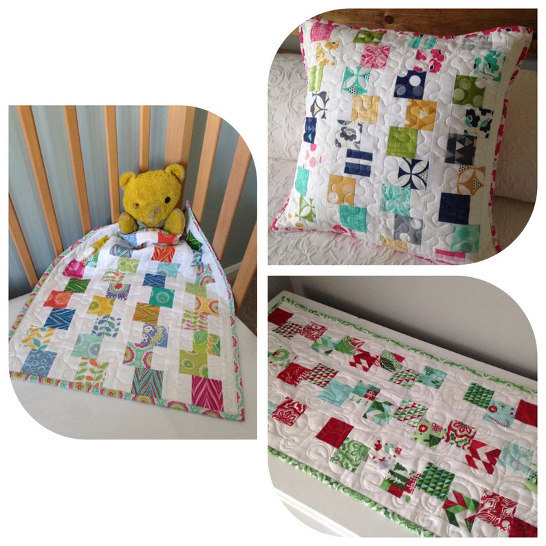 Mini Building Blocks Quilt Pattern Mini Charm Pack Pattern PDF - Etsy ...