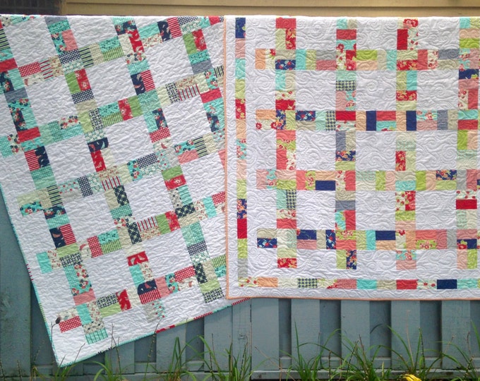 Take Two Quilt Pattern Jelly Roll Pattern PDF Instant Download - Etsy