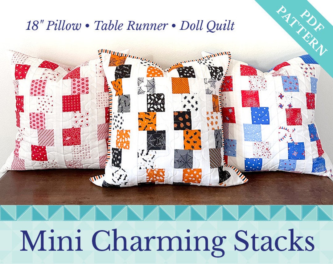 Mini Charming Stacks Quilt Pattern Mini Charm Pack Pattern PDF Instant ...