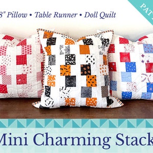 Mini Charming Stacks Quilt Pattern Mini Charm Pack Pattern PDF Instant ...