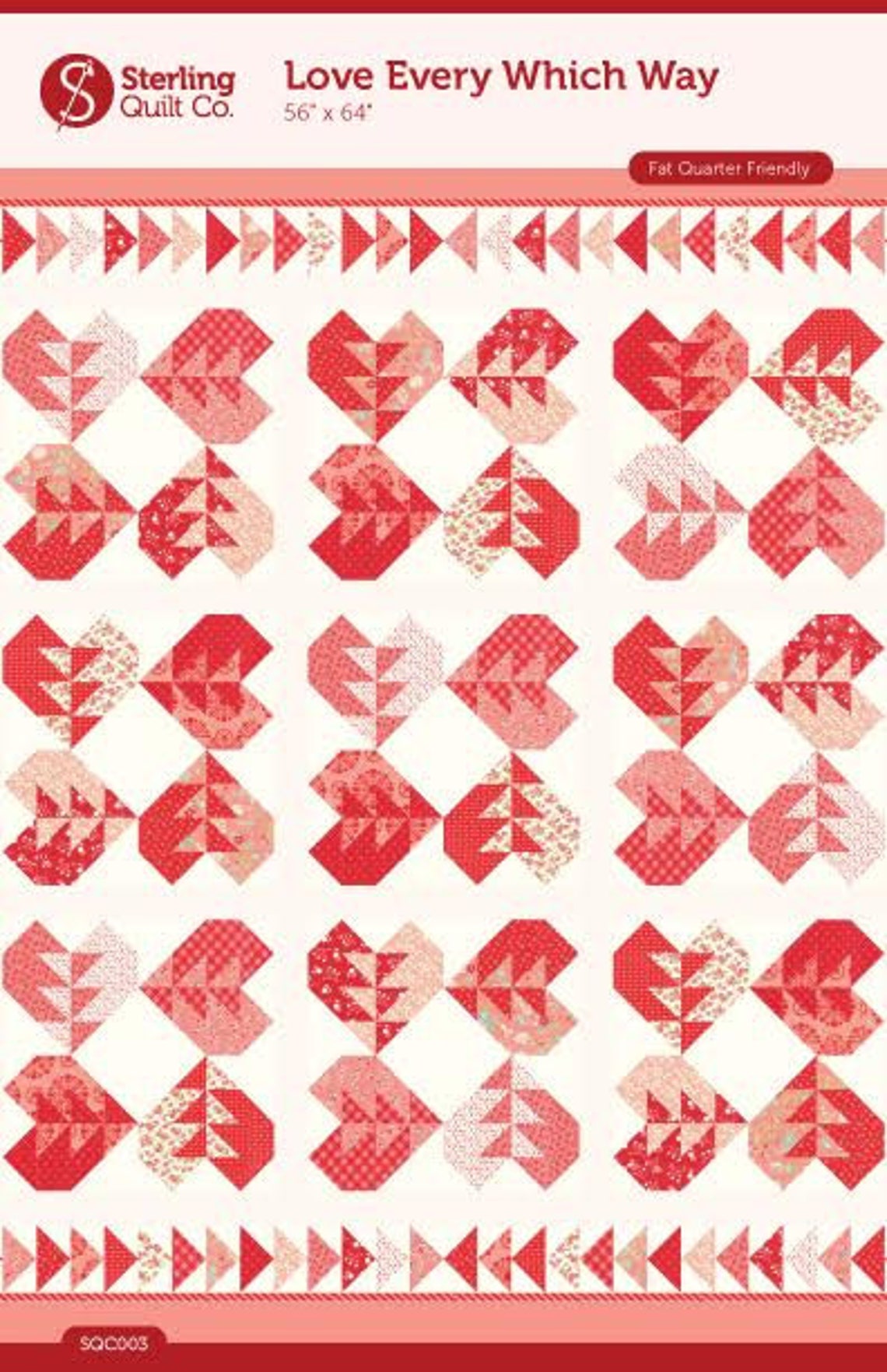 Love Every Which Way Fat Quarter Friendly Quilt Pattern PDF | Etsy