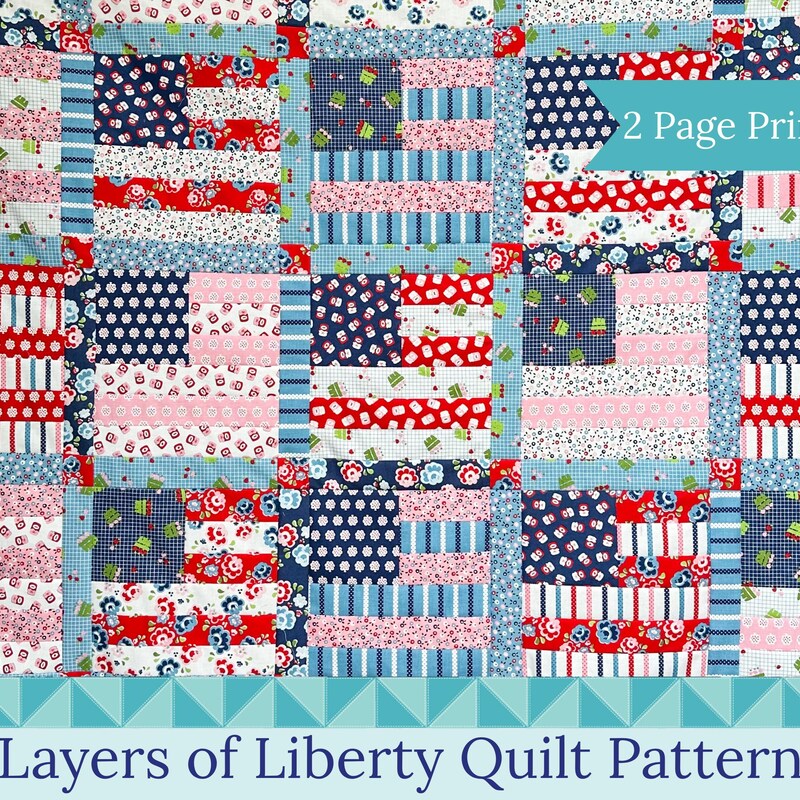 Liberty Quilt Pattern - Etsy