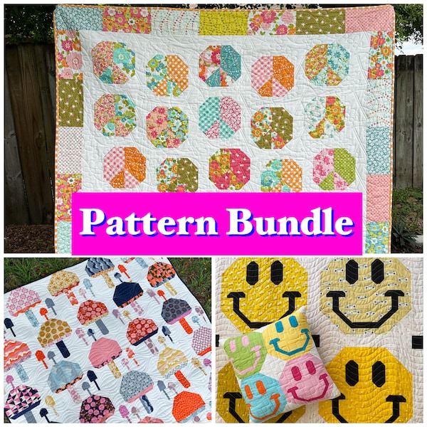 Mushroom Quilt Pattern - Etsy