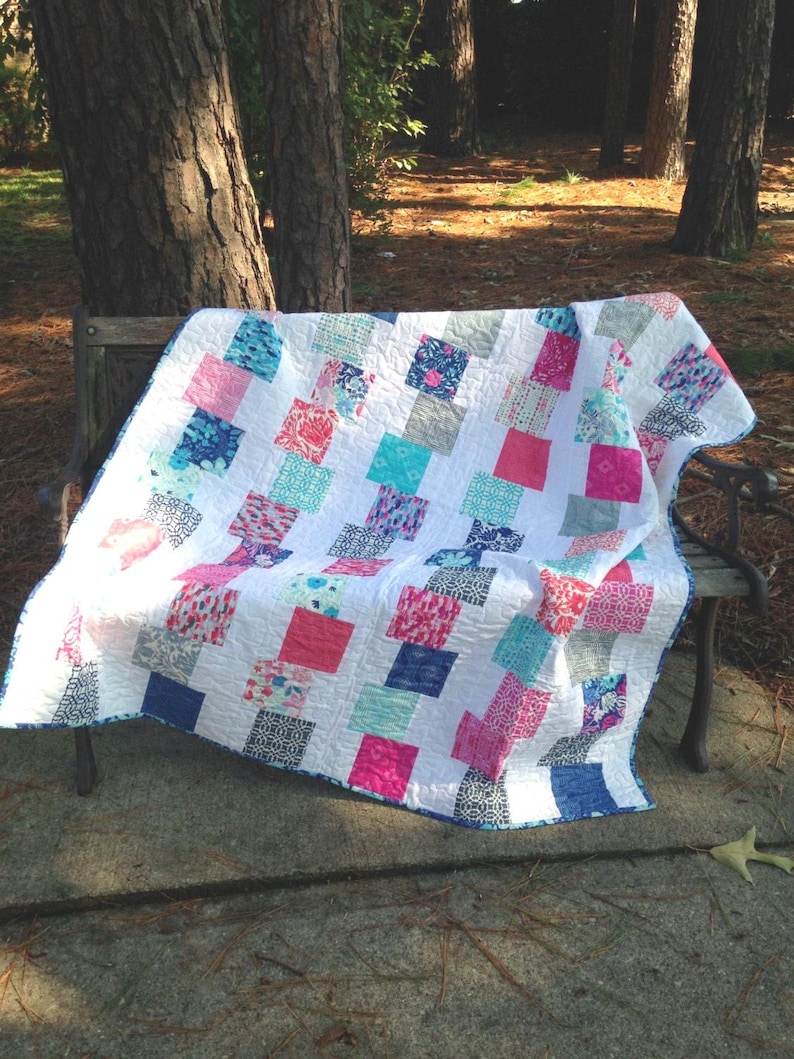 Charming Stacks Quilt Pattern: Beginner Friendly Charm Pack (PDF ...