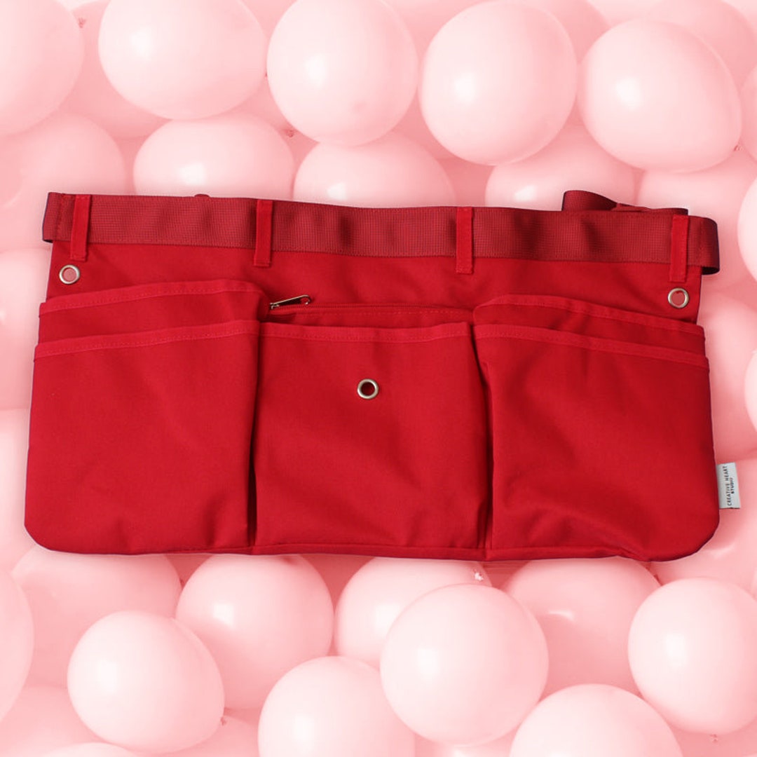 Maker Apron Red Solid Colored - Etsy