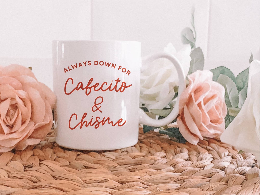 Cafecito and Chisme Coffee Mug Gifts for Office Friends, Holiday Gift ...