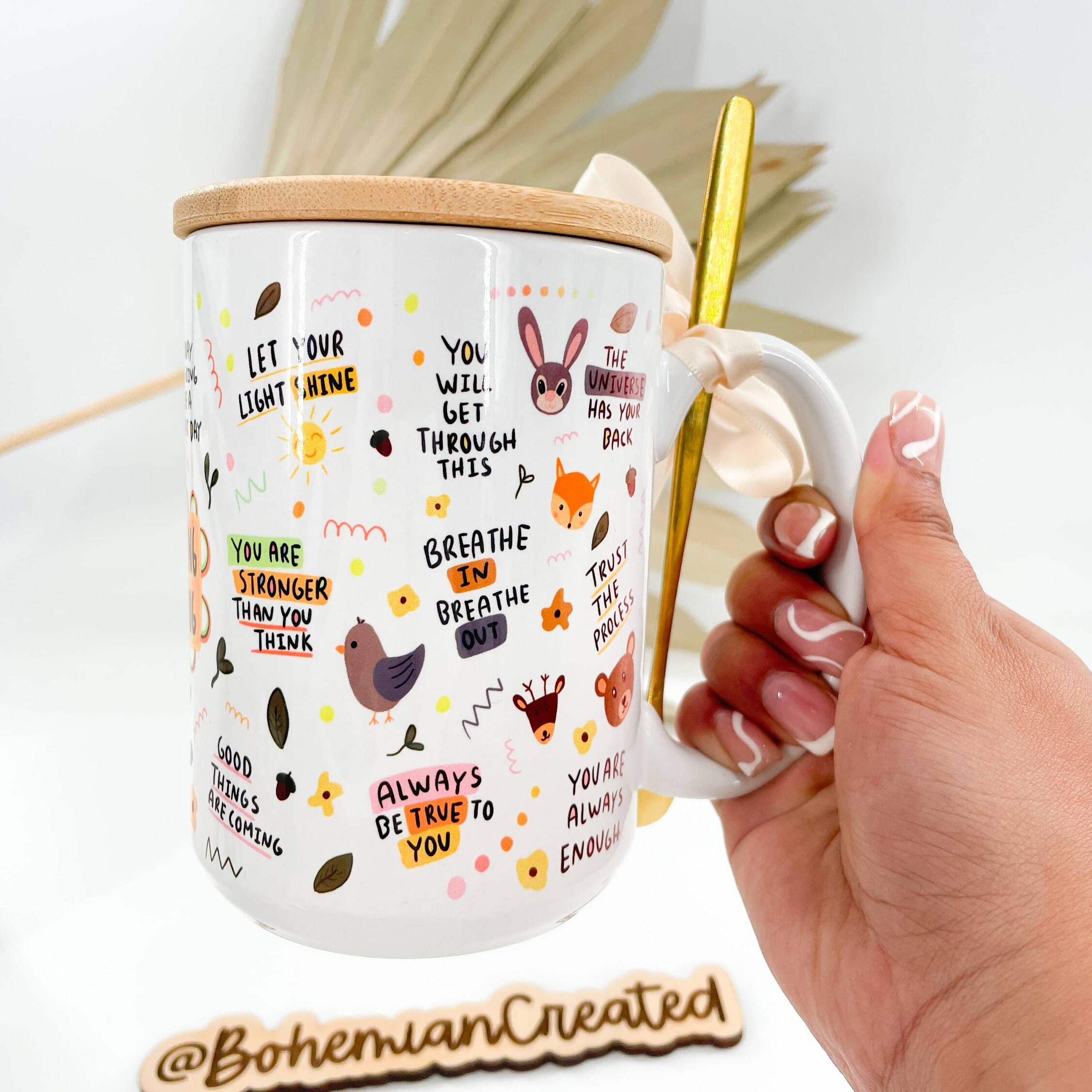 Morning Mindset MUG GIFT SET Daily Reminders Mental Health Self Love ...