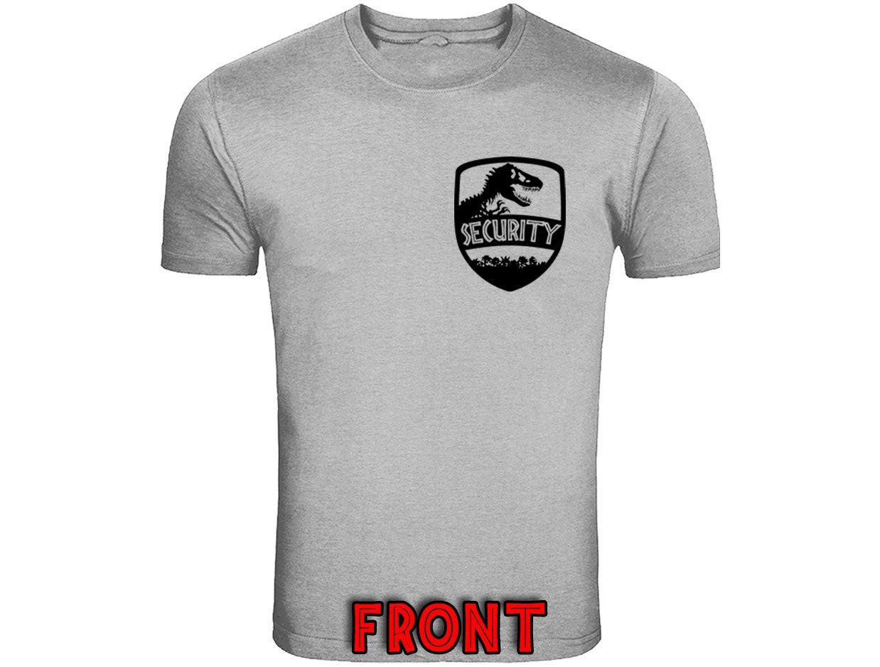 Jurassic World Inspired Masrani Ingen Security Two Sided T-shirt ...