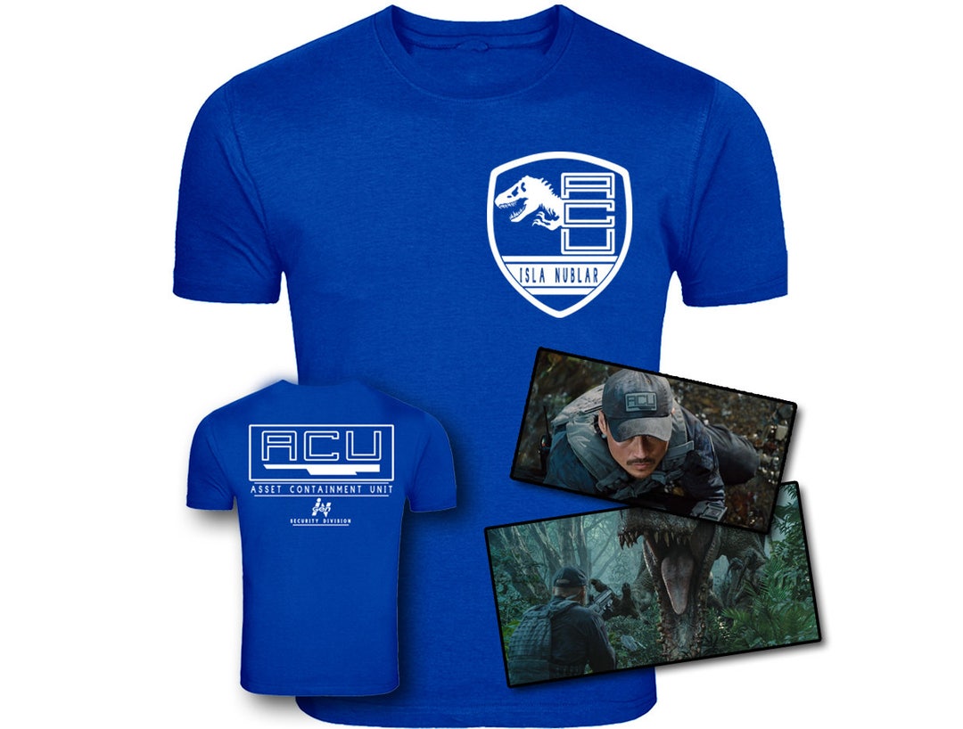 Jurassic World Inspired ACU Ingen Security Two Sided T-shirt - Etsy UK