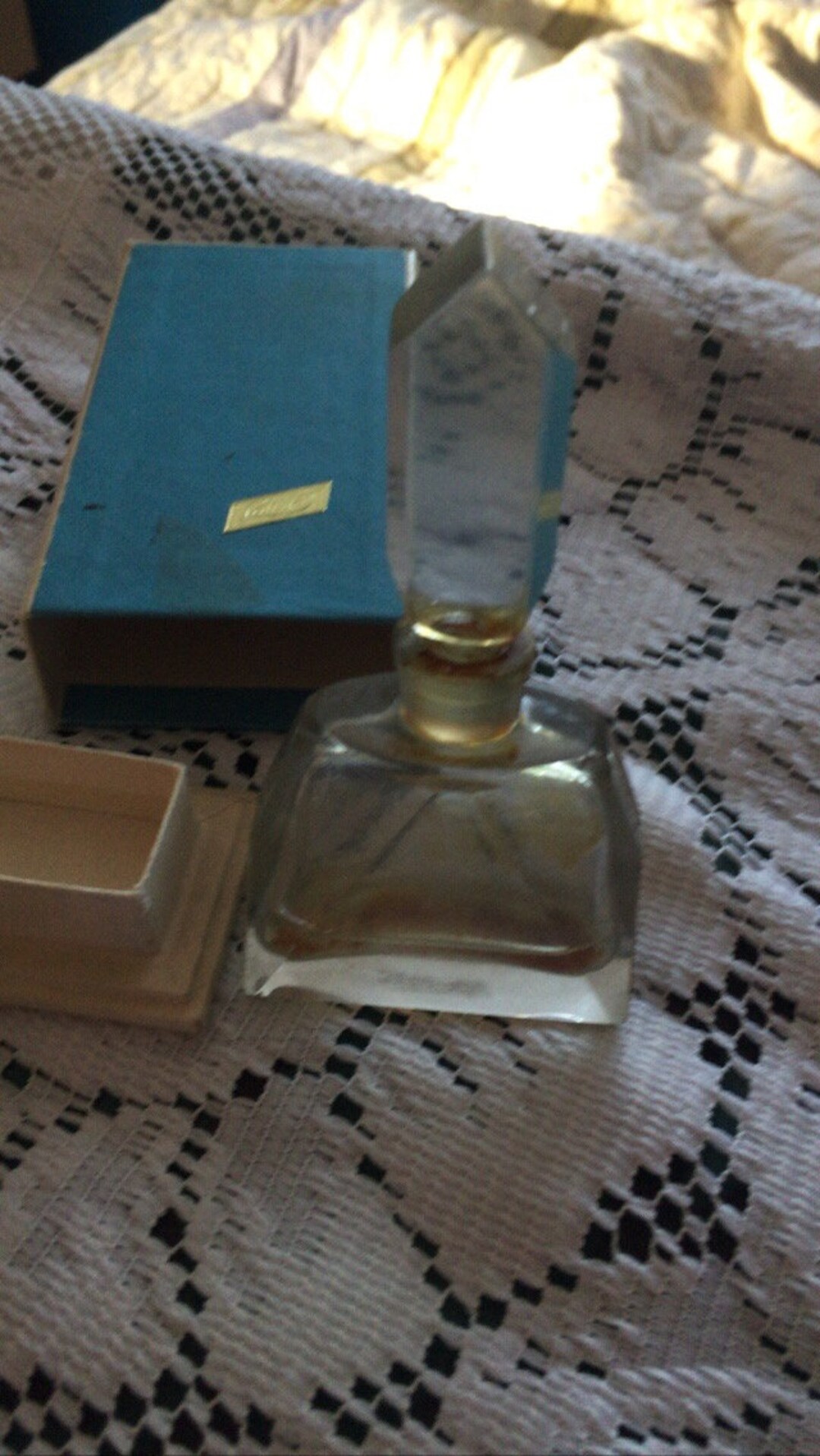 Antique Crystal Russian Perfume Bottle - Etsy