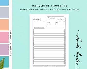 Releasing Unhelpful Thoughts Digital Download - Etsy