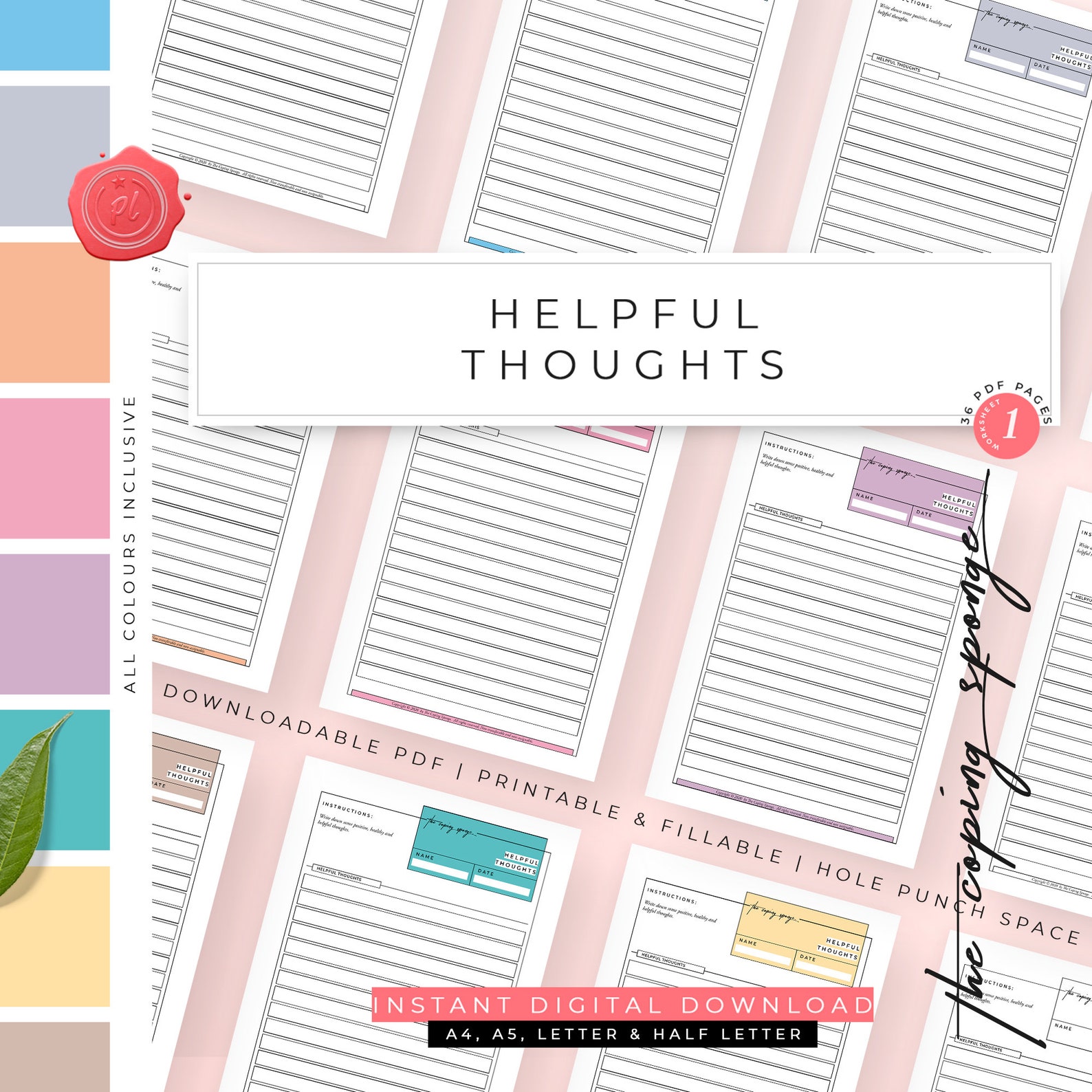 Personal Use Helpful Thoughts | Etsy