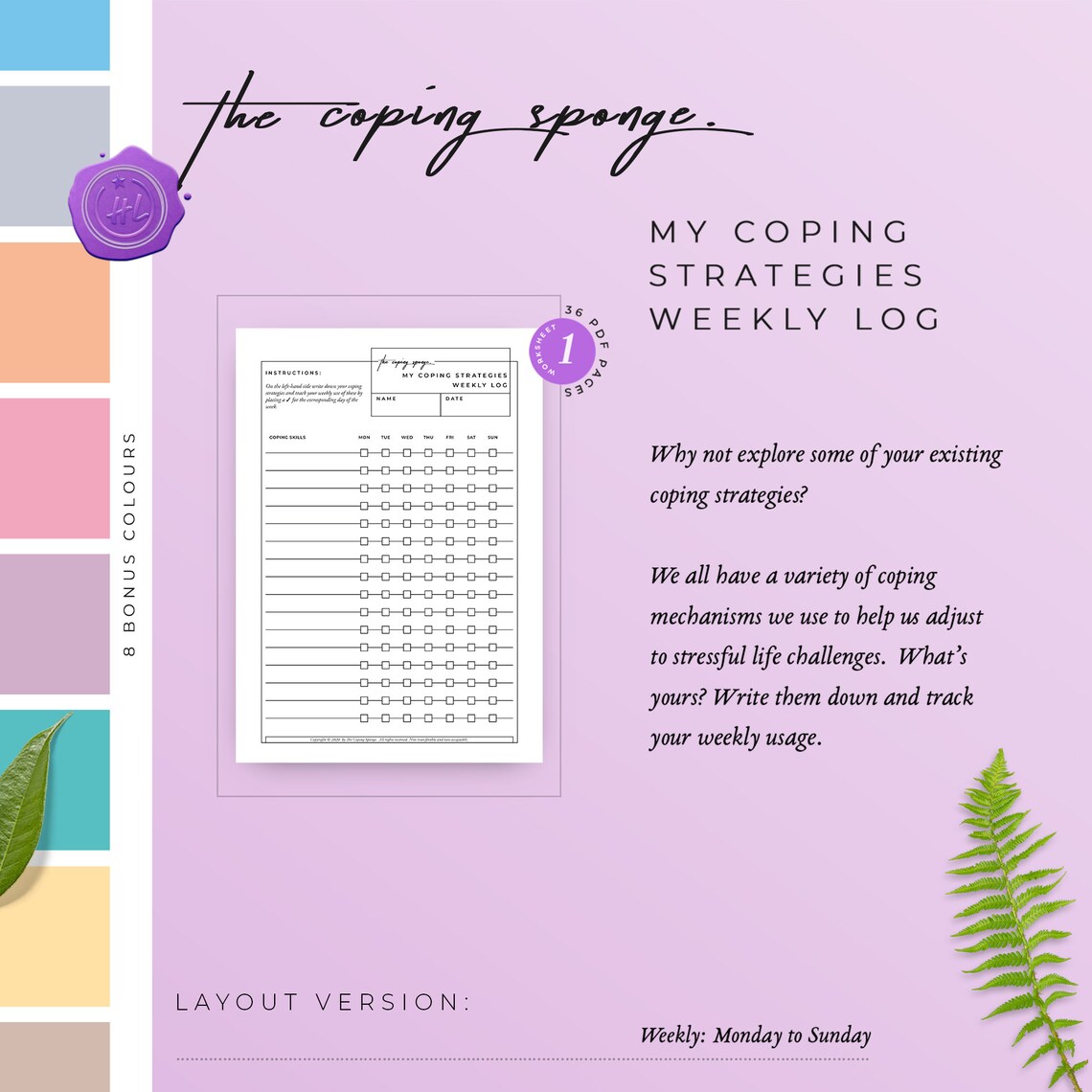 Public Health Use Coping Strategies Weekly Log Coping | Etsy Public Health Use Coping Strategies Weekly Log Coping | Etsy