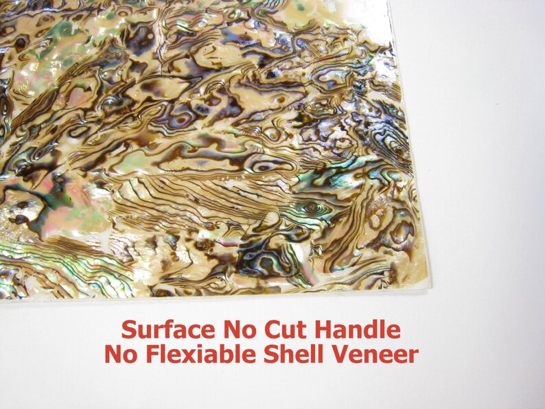 Dragon Brown Paua Shiny Painted Surface Flexible/flat Double-sided ...