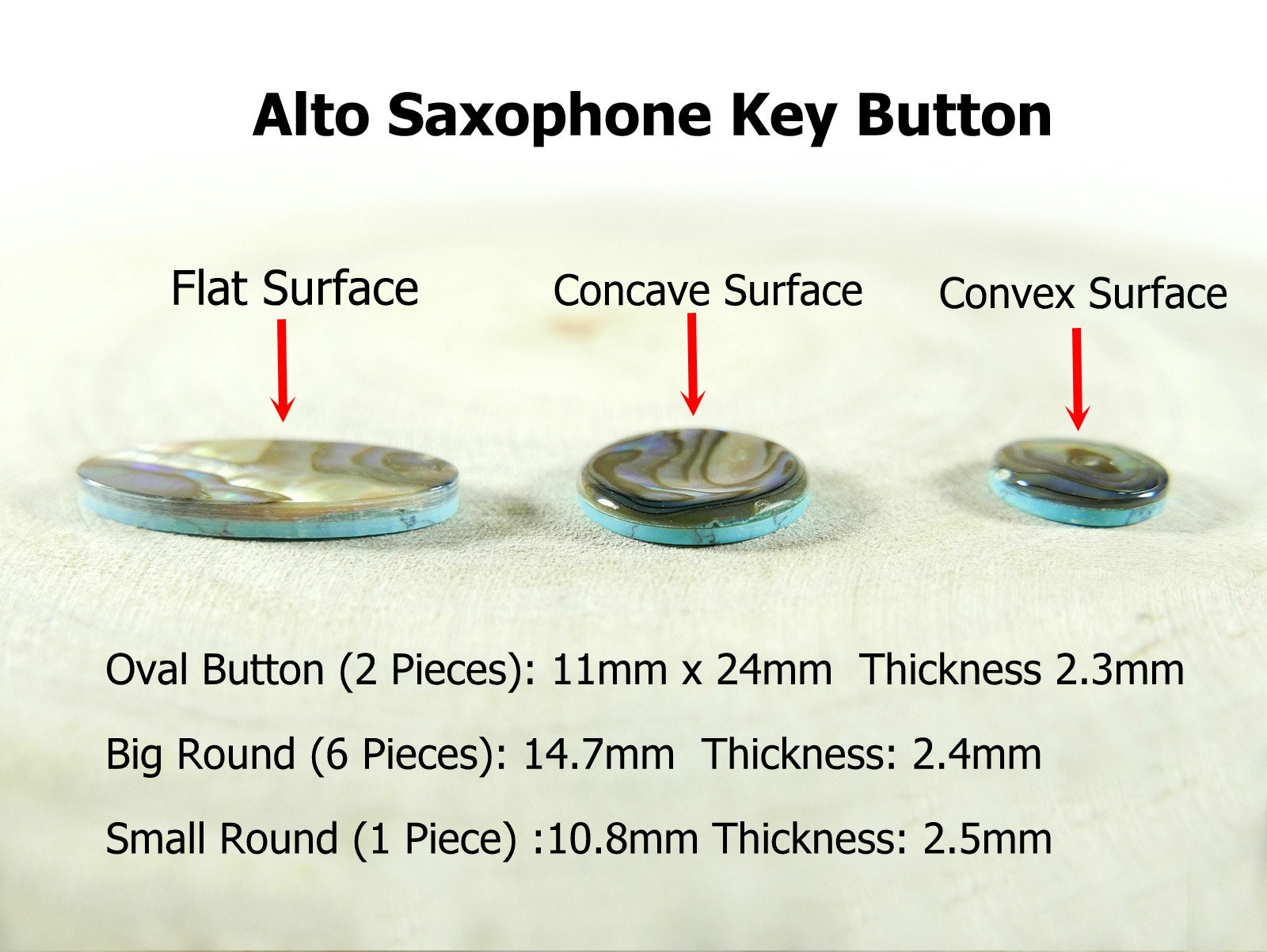 1 set Alto Saxophone Key Button Resin Cabochon Natural Green | Etsy