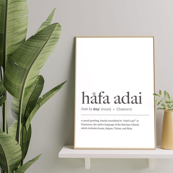 Hafa Adai Svg - Etsy