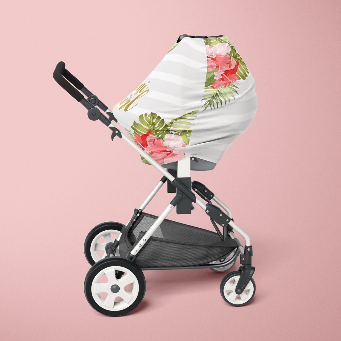 Neni Girl Hibiscus Nursing Cover Car Seat Cover - Etsy