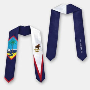 Guam American Samoa Graduation Stole Sash - Etsy