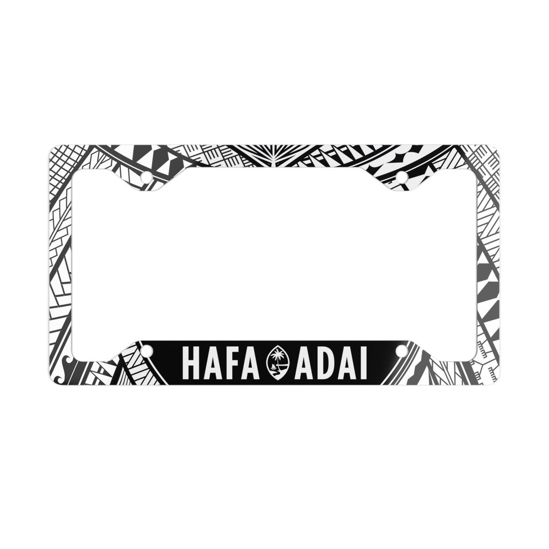 Guam Hafa Adai Tribal Metal License Plate Frame - Etsy