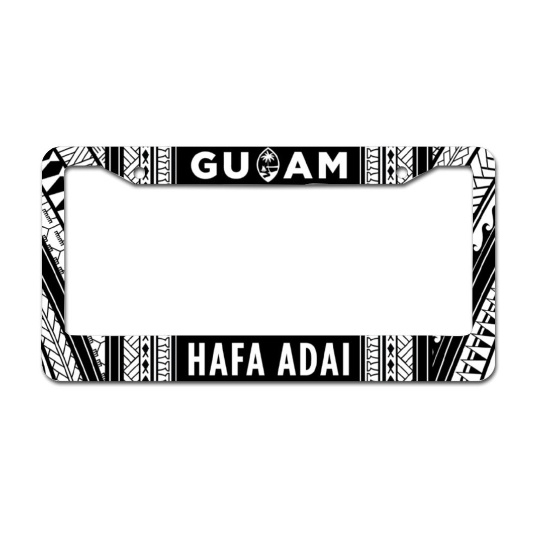 Guam Tribal Black Aluminum License Plate Frame - Etsy