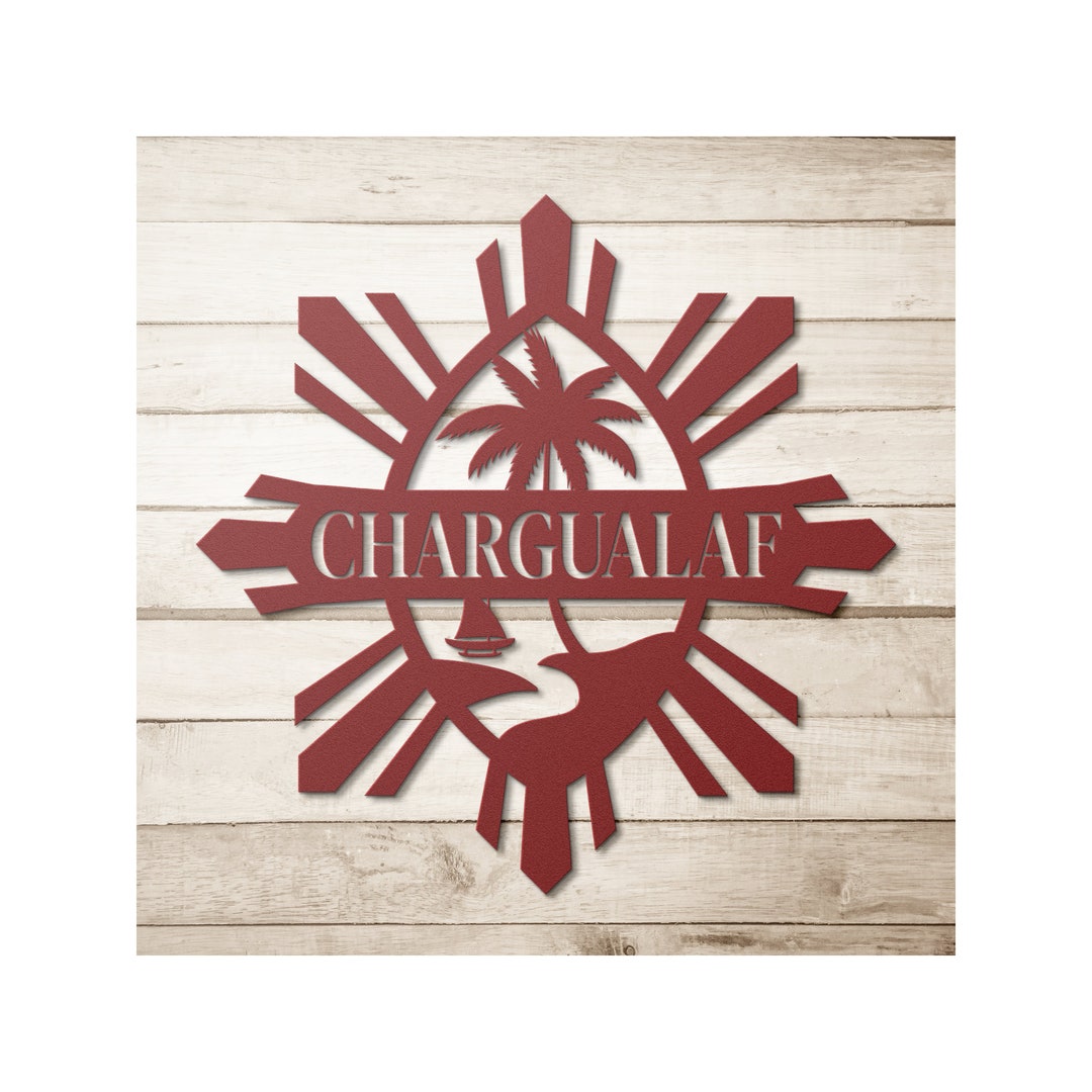Personalized Guam Philippines Metal Wall Decor Sign - Etsy