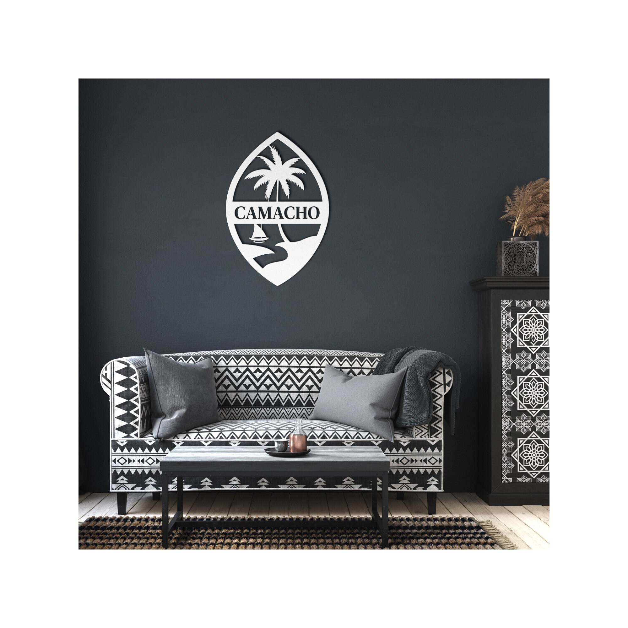 Personalized Guam Seal Metal Wall Decor Sign - Etsy
