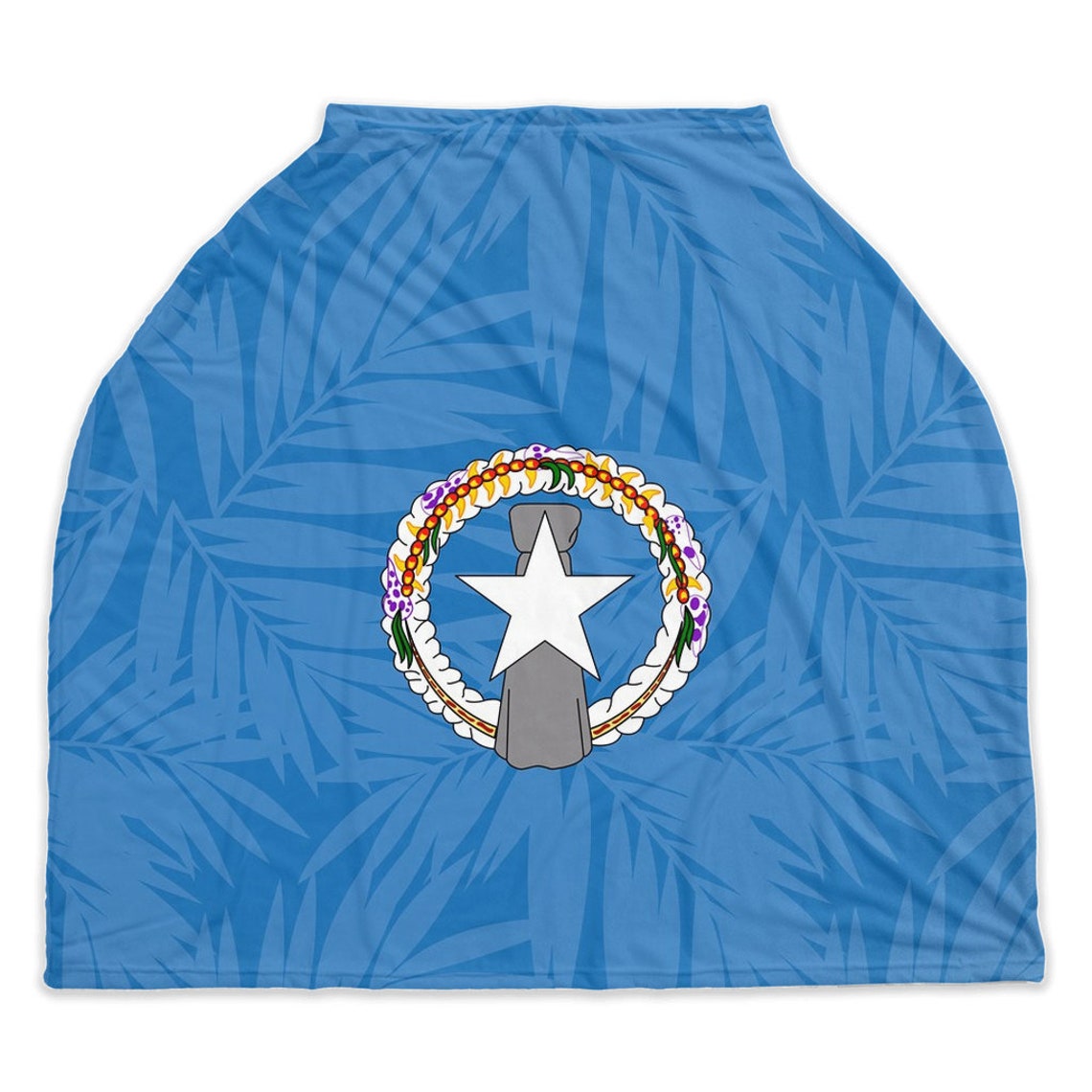 Cnmi Flag Coconut Leaves Saipan Tinian Rota Nursing Cover Car - Etsy