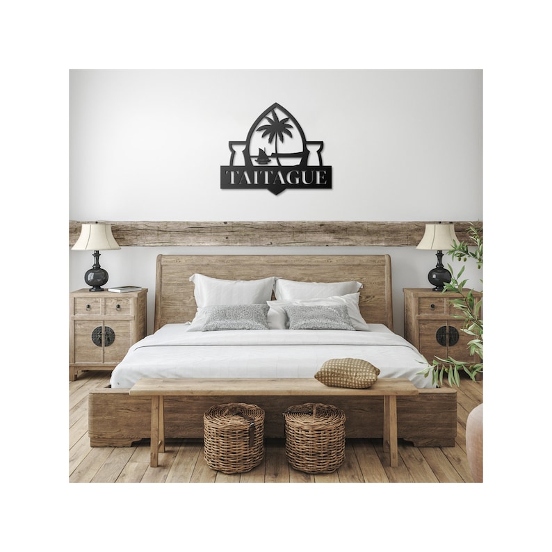 Personalized Guam Seal Latte Stone Metal Wall Decor Sign - Etsy