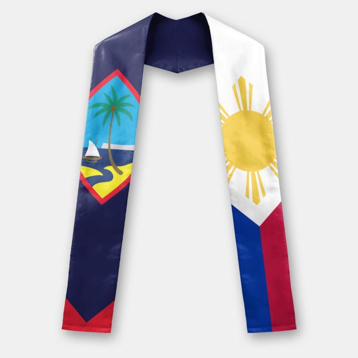 Guam Philippines Graduation Stole Sash - Etsy