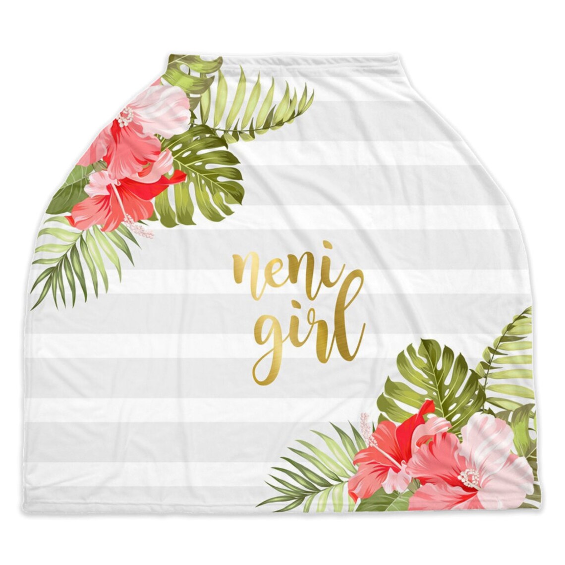 Neni Girl Hibiscus Nursing Cover Car Seat Cover - Etsy
