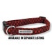Dragon Scales Cat Collar/ Crimson and Fire Cryptids Collar for Cats ...
