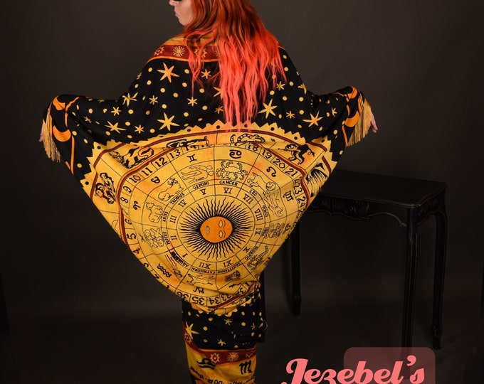 Vampire Bat Wing Wrap Gothic Skull Costume Beaded Fringe WGT - Etsy