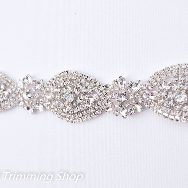 Rhinestone Trim - Etsy