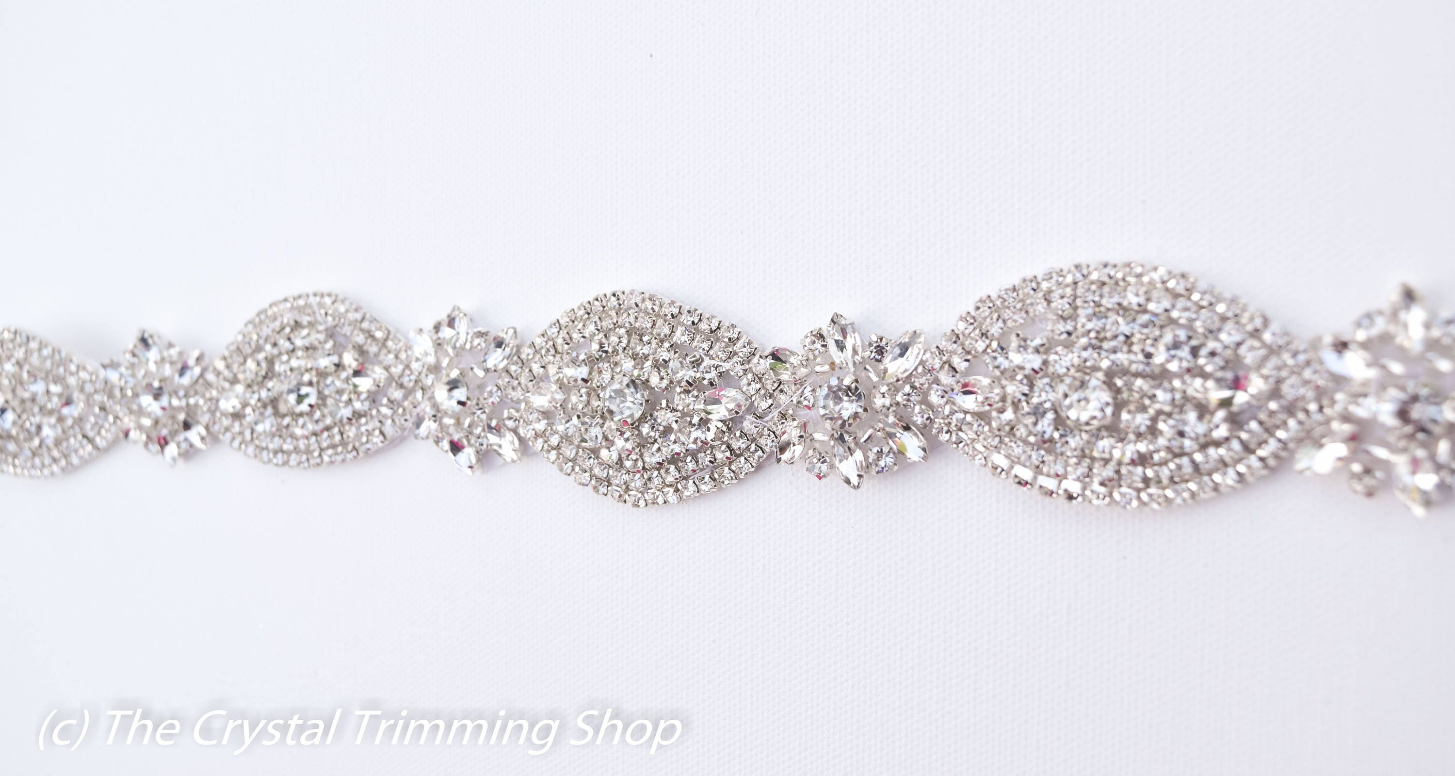 Crystal Rhinestone Trim by the Yard Wholesale Bridal Trim - Etsy