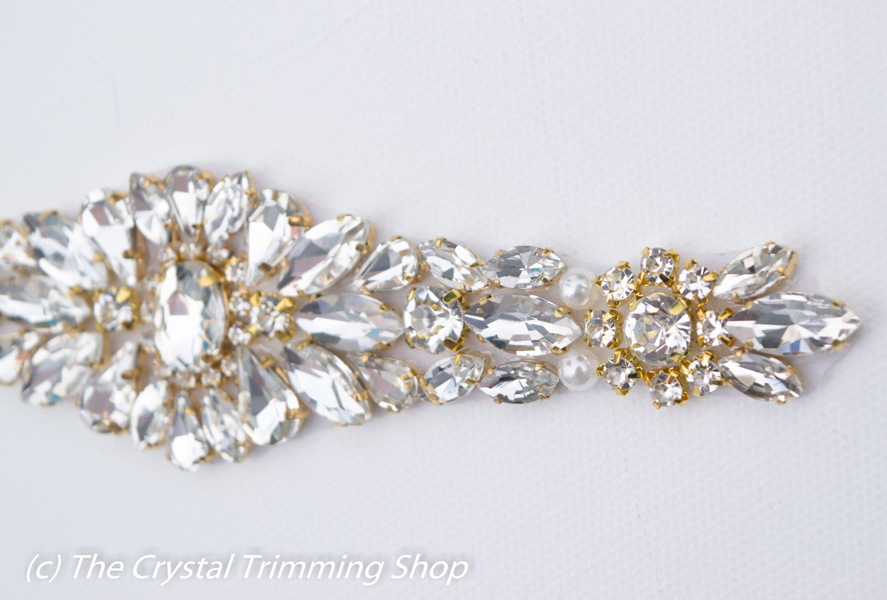 7 Small Crystal Rose Gold Rhinestone Applique DIY Baby - Etsy