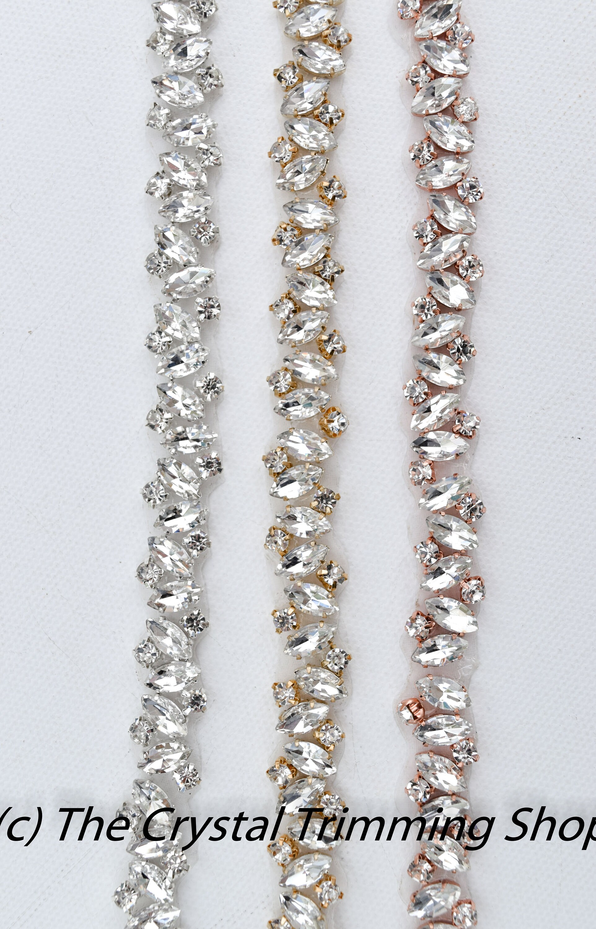 Rhinestone Trim by the Yard Wholesale Bridal Trim-bridal - Etsy