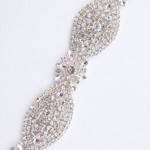 Crystal Rhinestone Trim by the Yard - Wholesale Bridal Trim - Thick ...