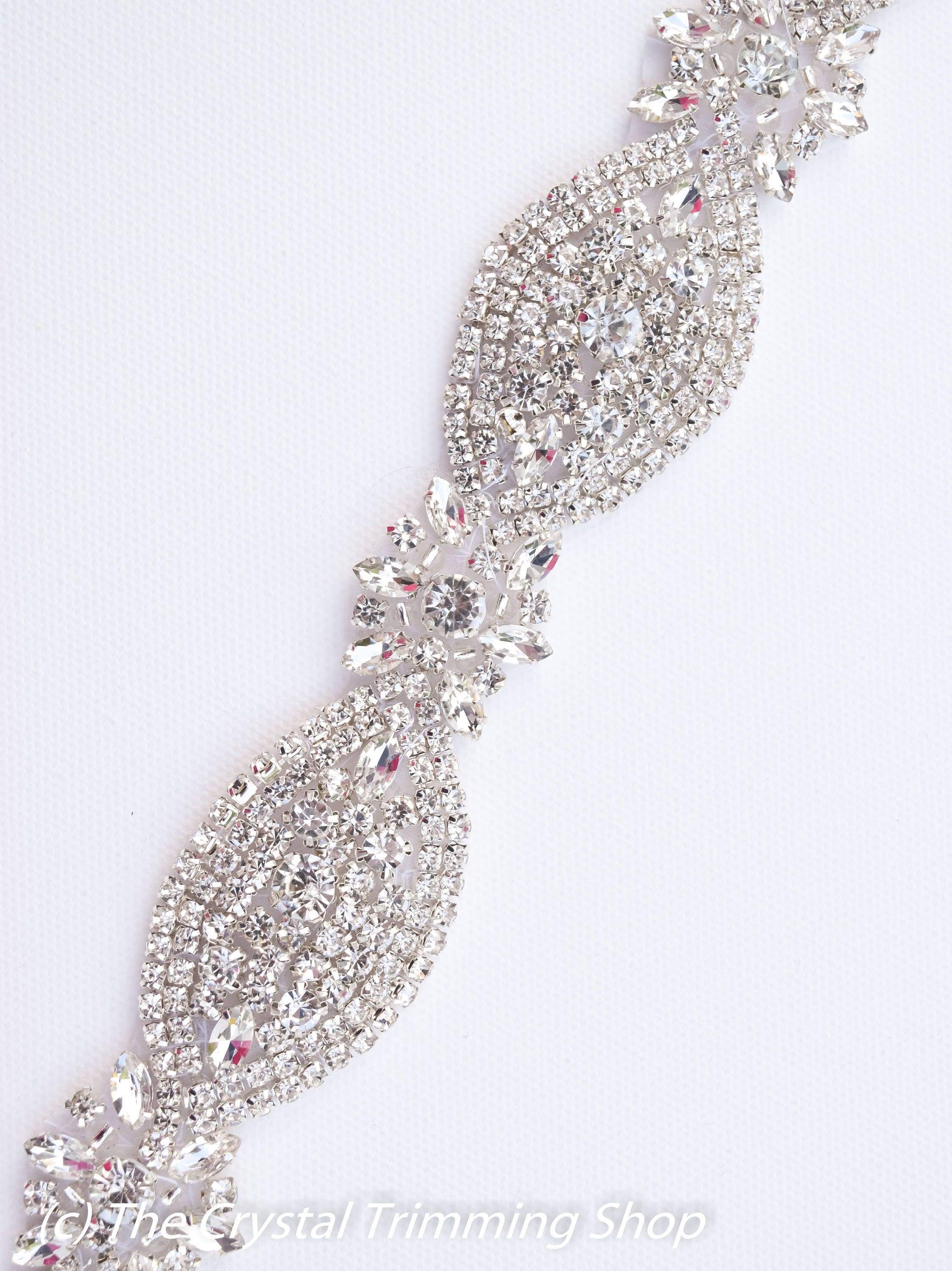 Crystal Rhinestone Trim by the Yard Wholesale Bridal Trim - Etsy