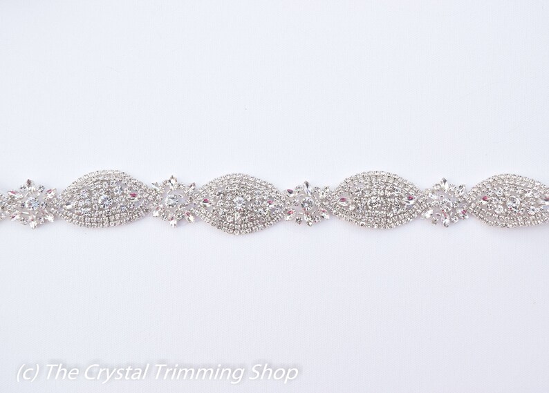 Crystal Rhinestone Trim by the Yard Wholesale Bridal Trim | Etsy