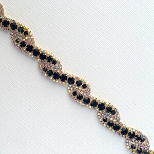 Red Crystal & AB Rhinestone Trim by the Yard- Wholesale Gold Bridal ...