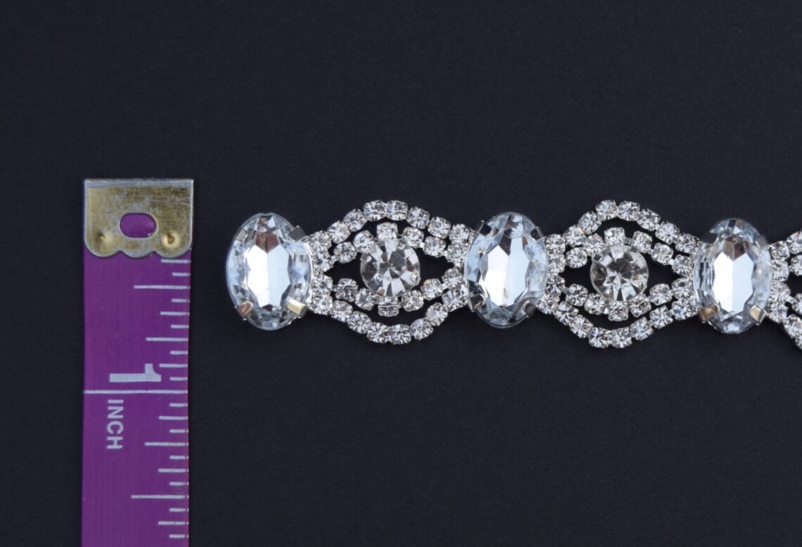 Rhinestone Trim by the Yard - Wholesale Bridal Trim - Bridal Belt ...