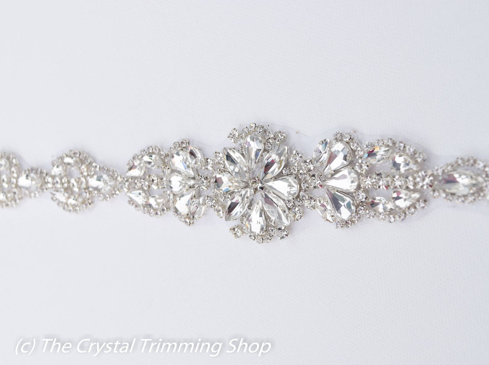 Crystal Rhinestone Applique Wholesale Bridal Trim Bridal - Etsy